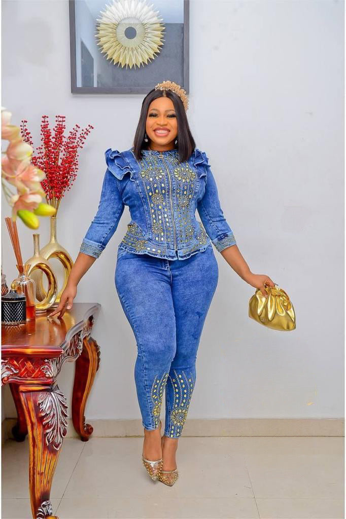 Ria Denim Set – Onica House of Fashion