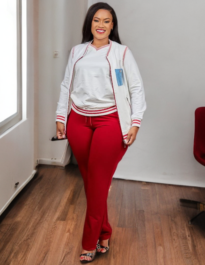 Wanda Three Piece Tracksuit – Onica House of Fashion